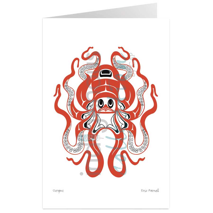 Octopus by artist Eric Parnell – Indigenous Collection and CAP & Winn Devon