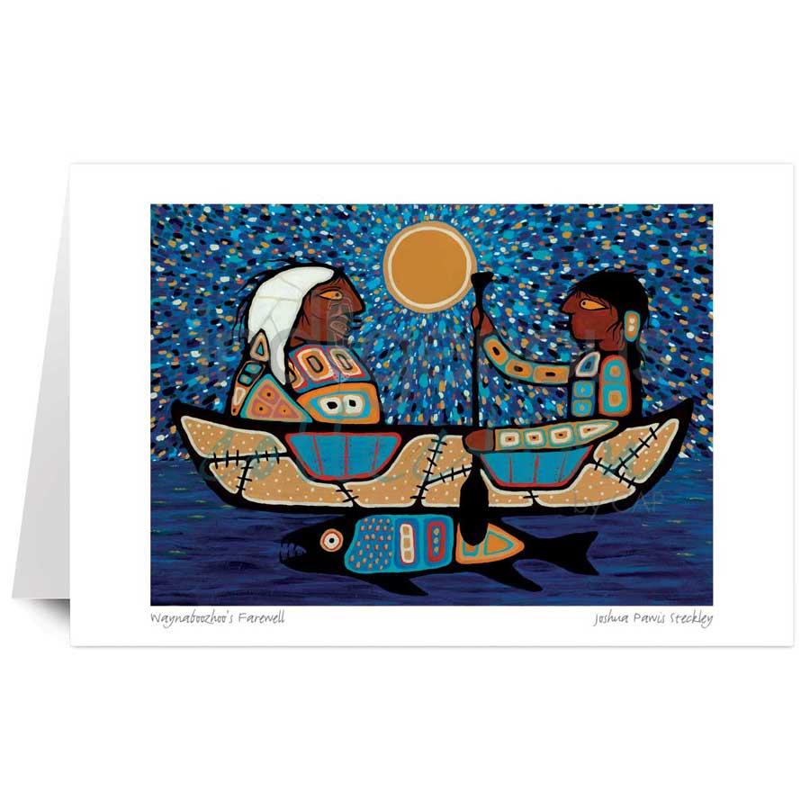Waynaboozhoo's Farewell by artist Joshua Pawis-Steckley – Indigenous ...