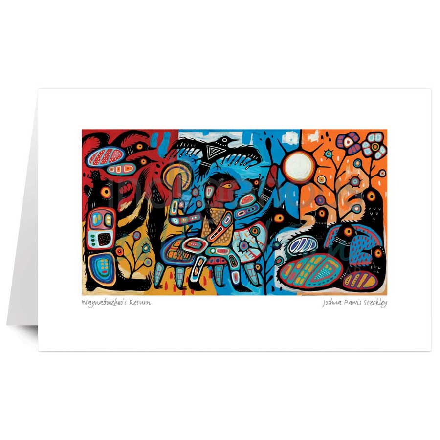 Waynaboozhoo''s Return' by artist Joshua Pawis-Steckley – Indigenous ...