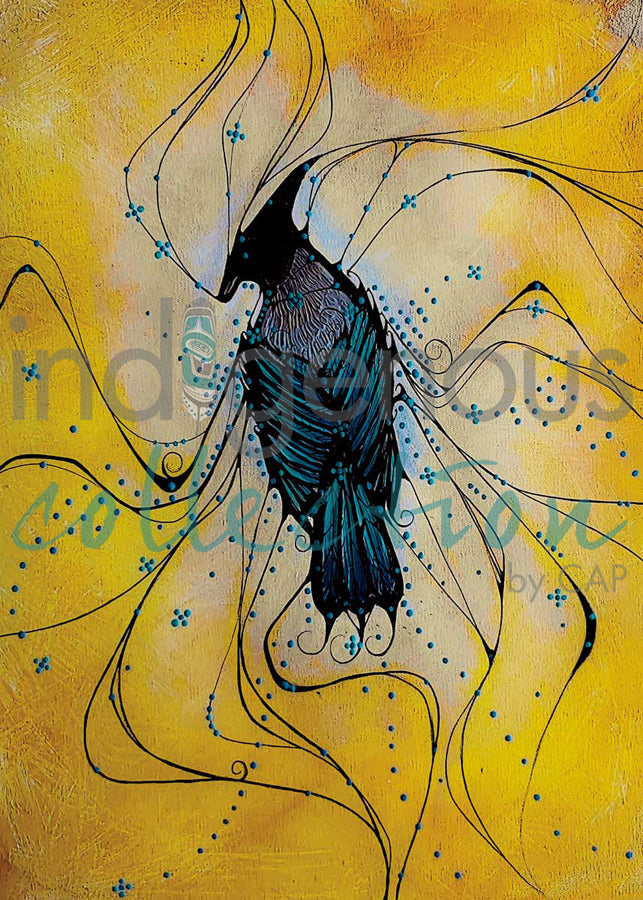 Blue Bird by artist Laird Goulet – Indigenous Collection and CAP & Winn ...
