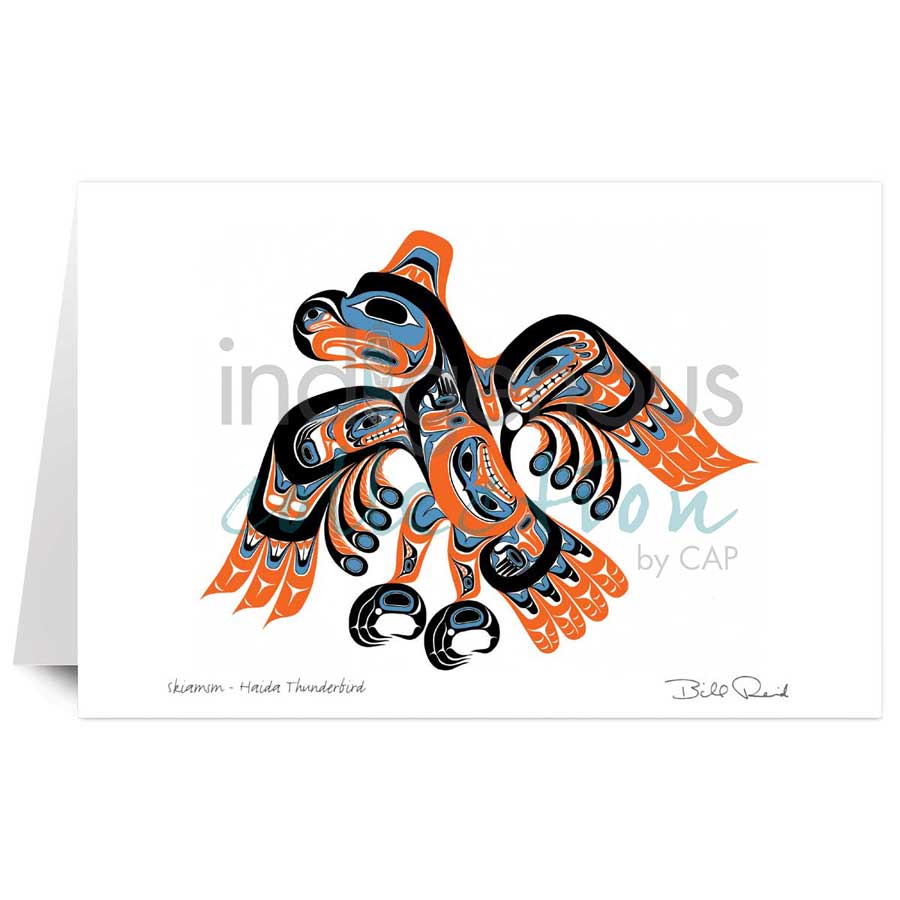 Skiamsm - Haida Thunderbird by artist Bill Reid – Indigenous Collection ...