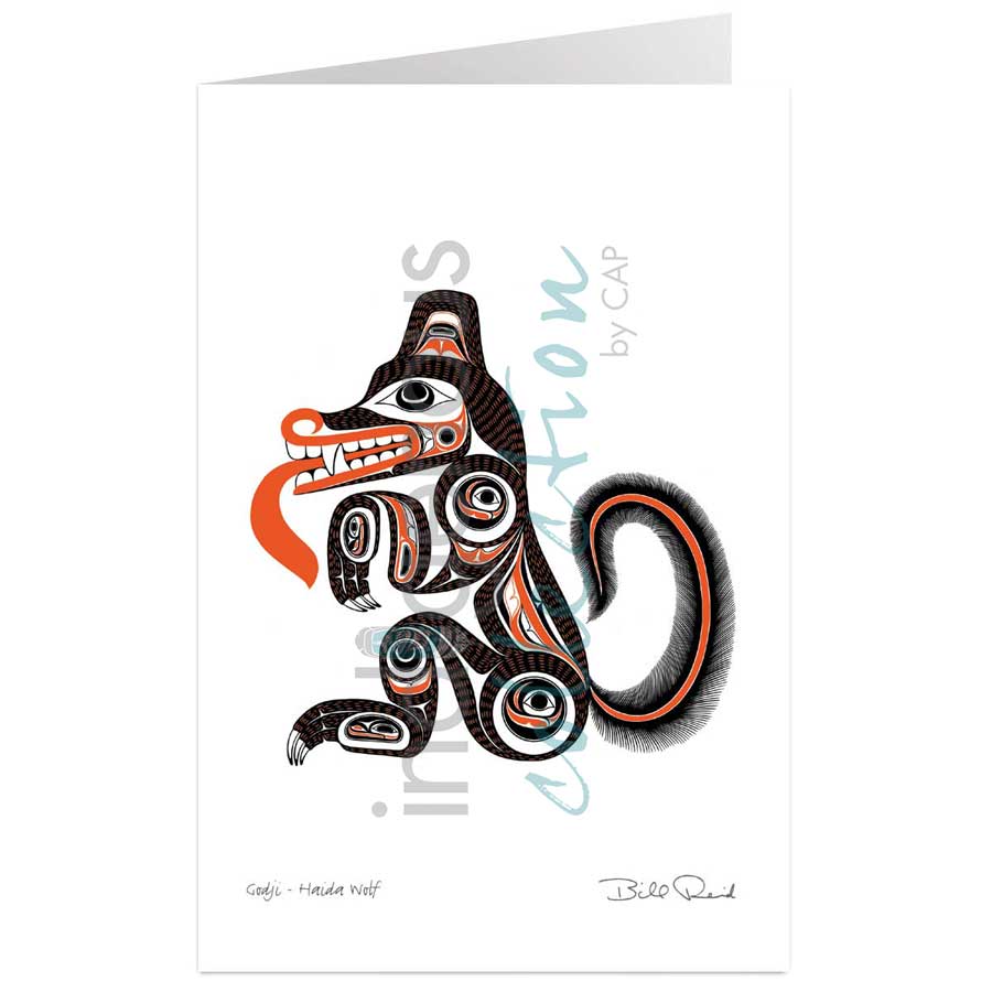 Godji - Haida Wolf by artist Bill Reid - Haida – Indigenous Collection ...