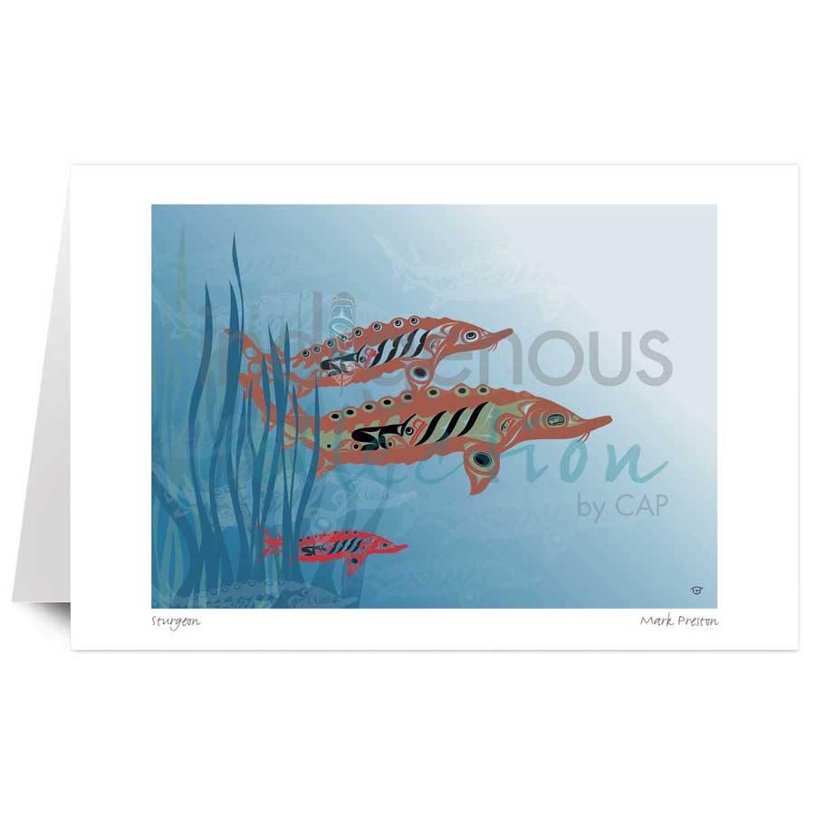 Sturgeon by artist Mark Preston – Indigenous Collection and CAP & Winn ...
