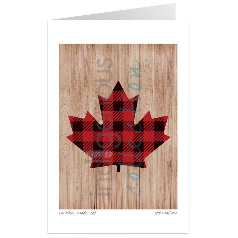 Canadian Maple Leaf by artist Jeff Maihara – Indigenous Collection and ...
