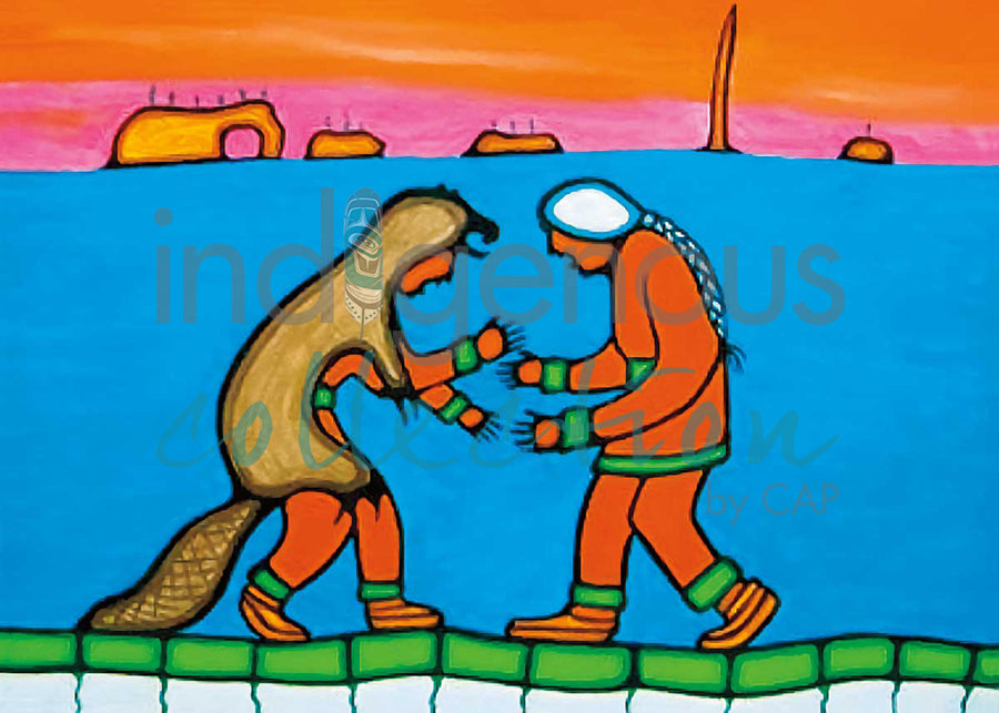 Lintook by artist David Brooks – Indigenous Collection and CAP & Winn Devon