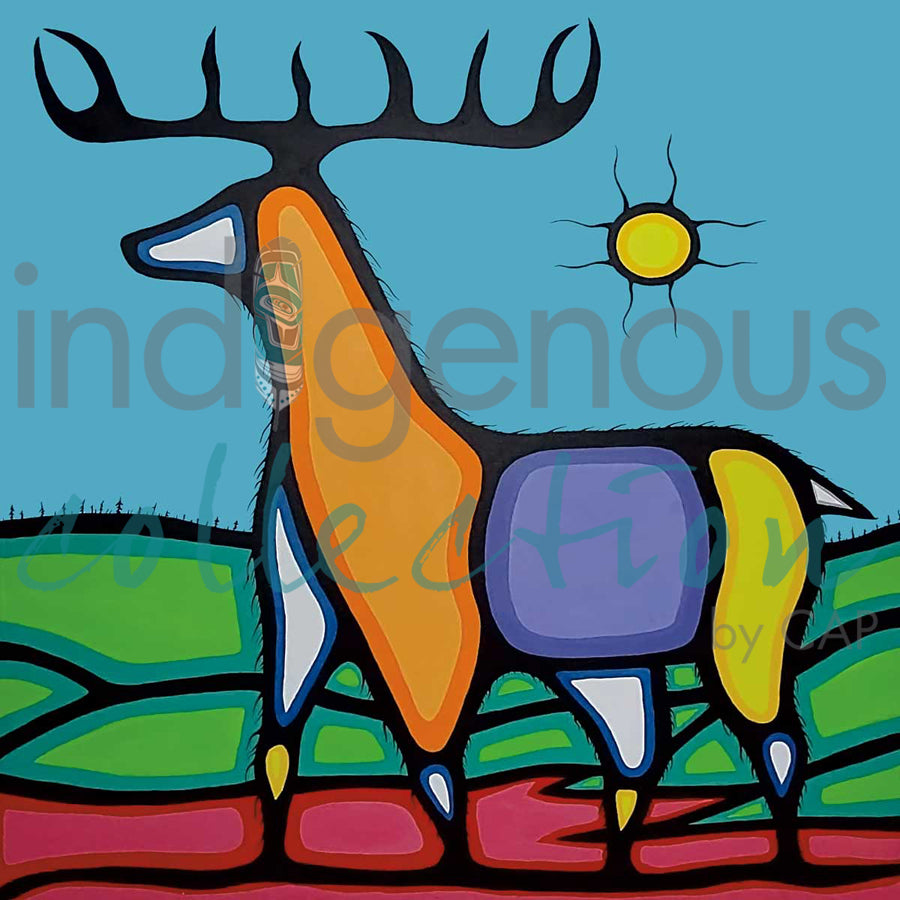 Eel Fishing by artist David Brooks – Indigenous Collection and CAP ...