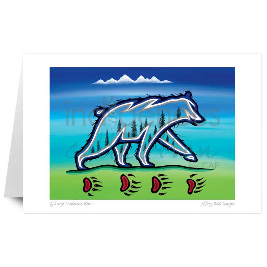 Ojibway Medicine Bear by artist Jeffrey Red George – Indigenous ...