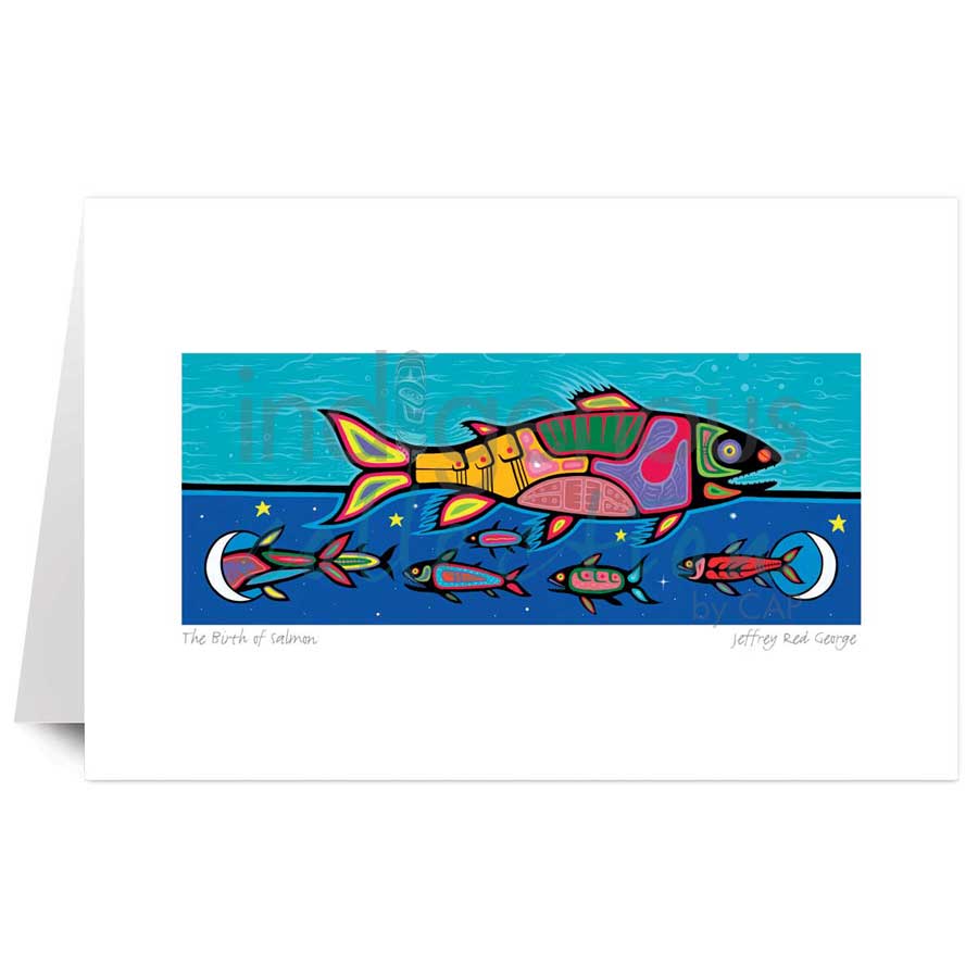 The Birth of Salmon by artist Jeffrey Red George – Indigenous ...