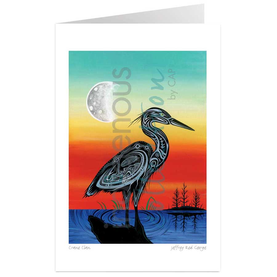 Crane Clan by artist Jeffrey Red George – Indigenous Collection and CAP ...