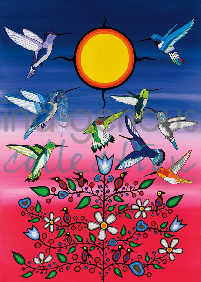 Ancestors by artist Jeffrey Red George – Indigenous Collection and CAP ...