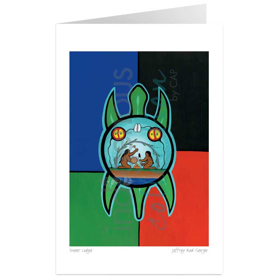 Sweat Lodge by artist Jeffrey Red George – Indigenous Collection and ...