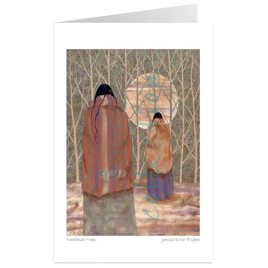 Woodlands Moon by artist Jeanne Rorex-Bridges – Indigenous Collection ...