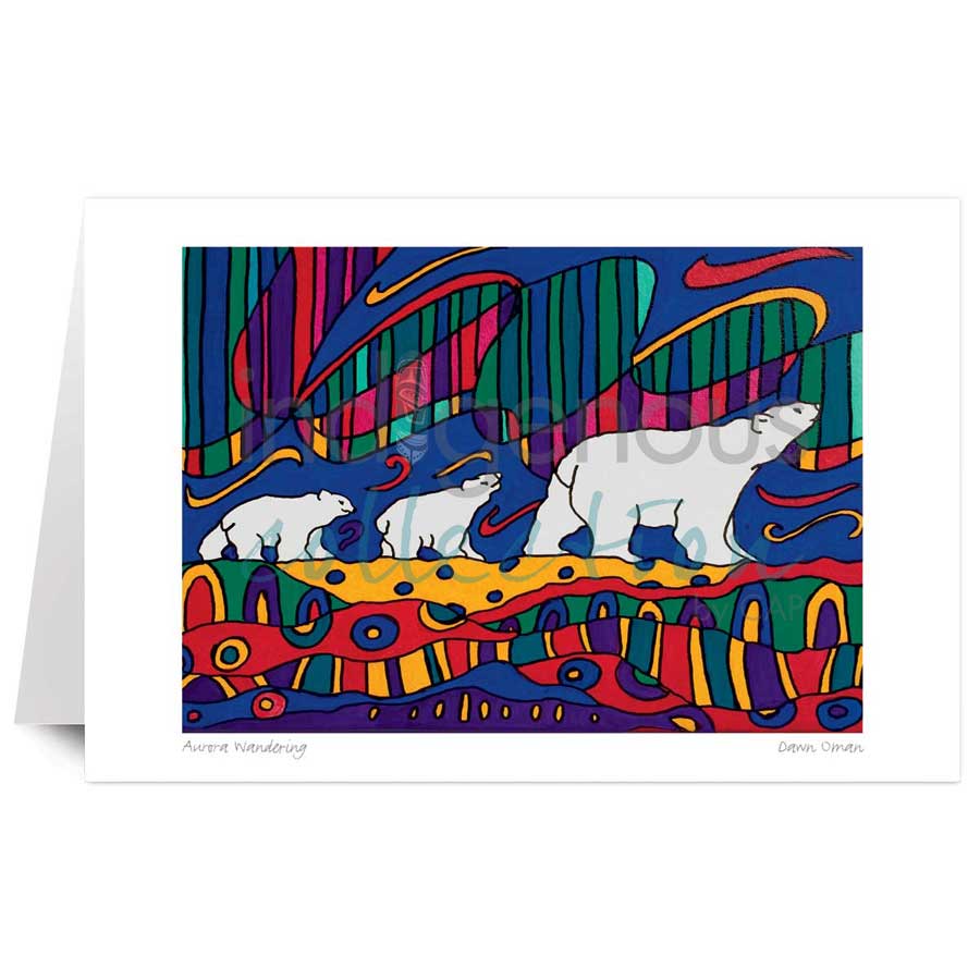 Aurora Wandering by artist Dawn Oman – Indigenous Collection and CAP ...