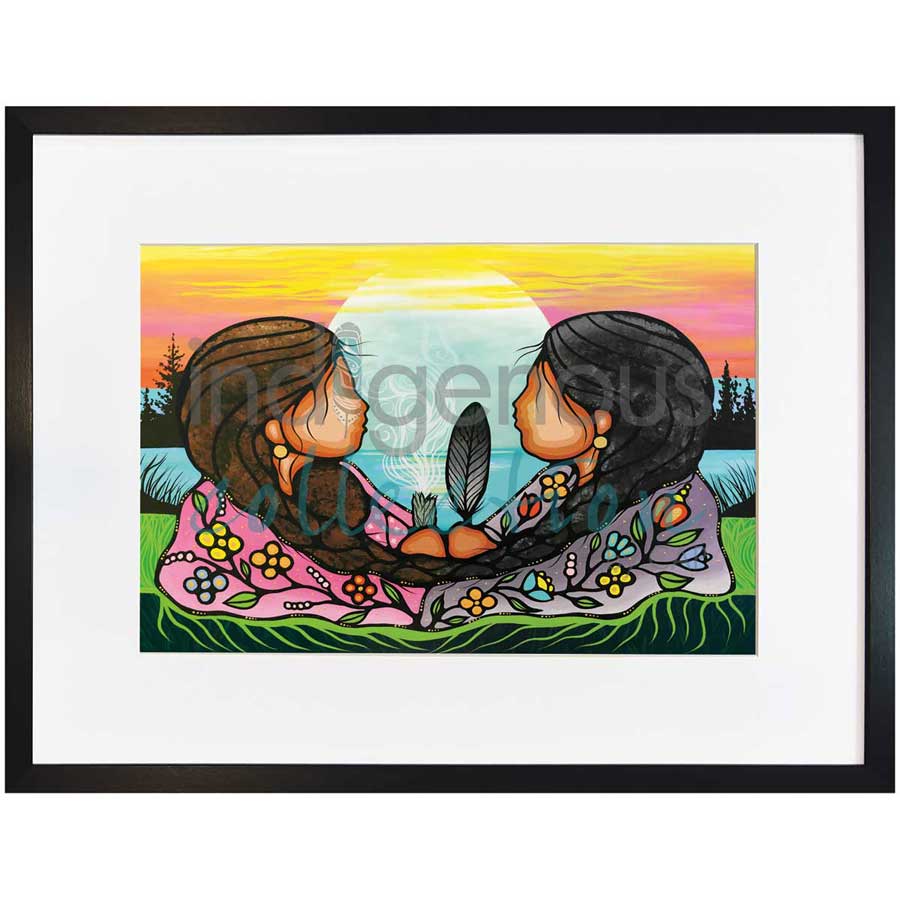 Sharing Knowledge Framed and Matted Poster – Indigenous Collection and ...