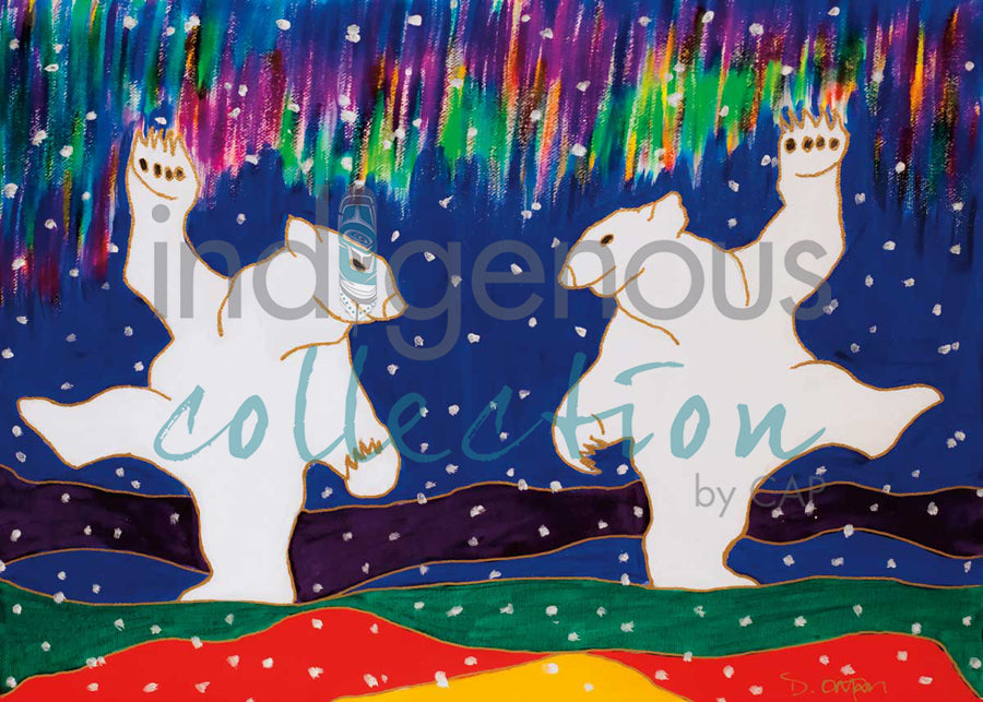 Aurora Dancers by artist Dawn Oman – Indigenous Collection and CAP ...