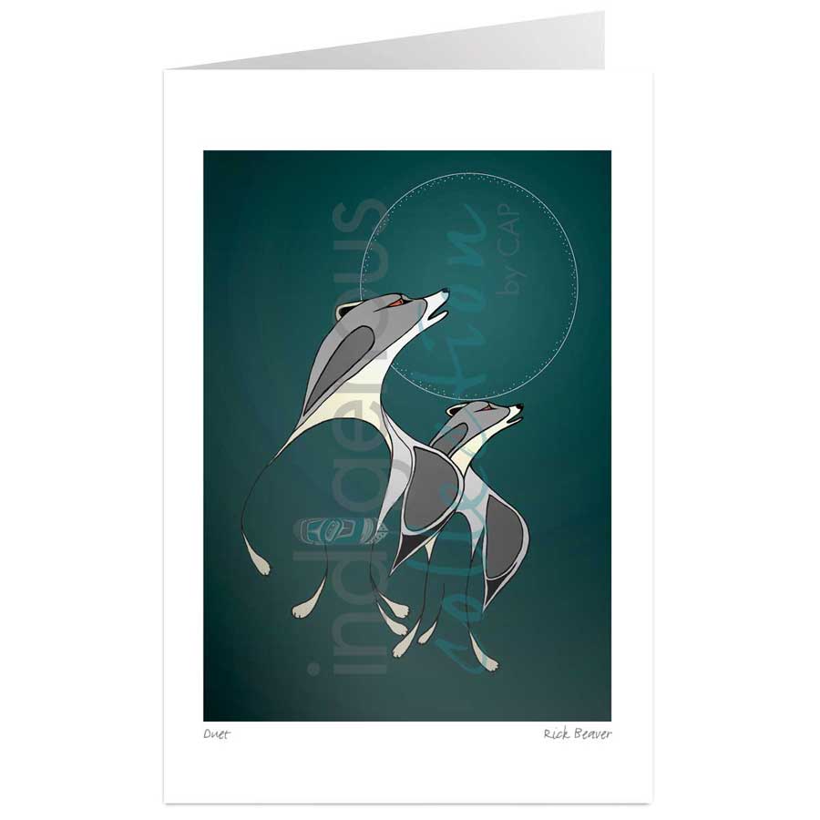 Duet by artist Rick Beaver – Indigenous Collection and CAP & Winn Devon