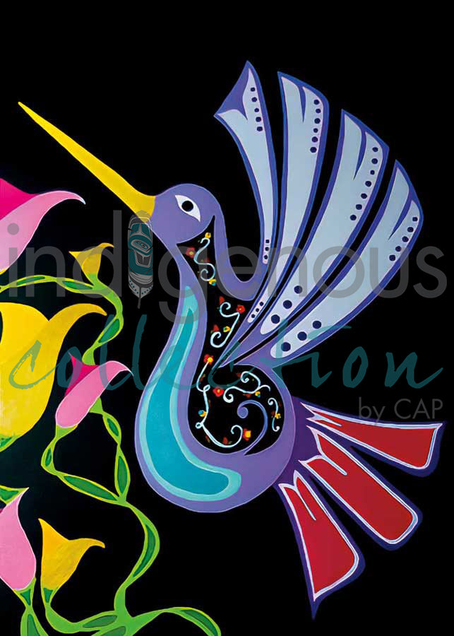 Hummingbird by artist Shana Yellow Calf – Indigenous Collection and CAP ...