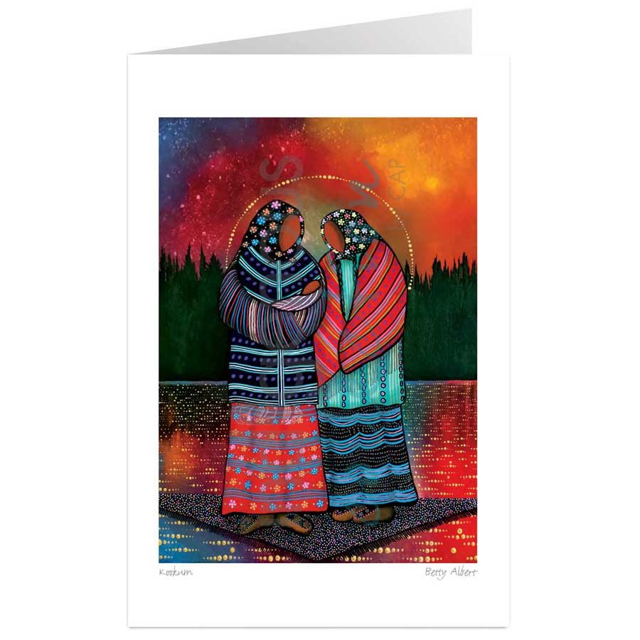Kookum by artist Betty Albert – Indigenous Collection and CAP & Winn Devon