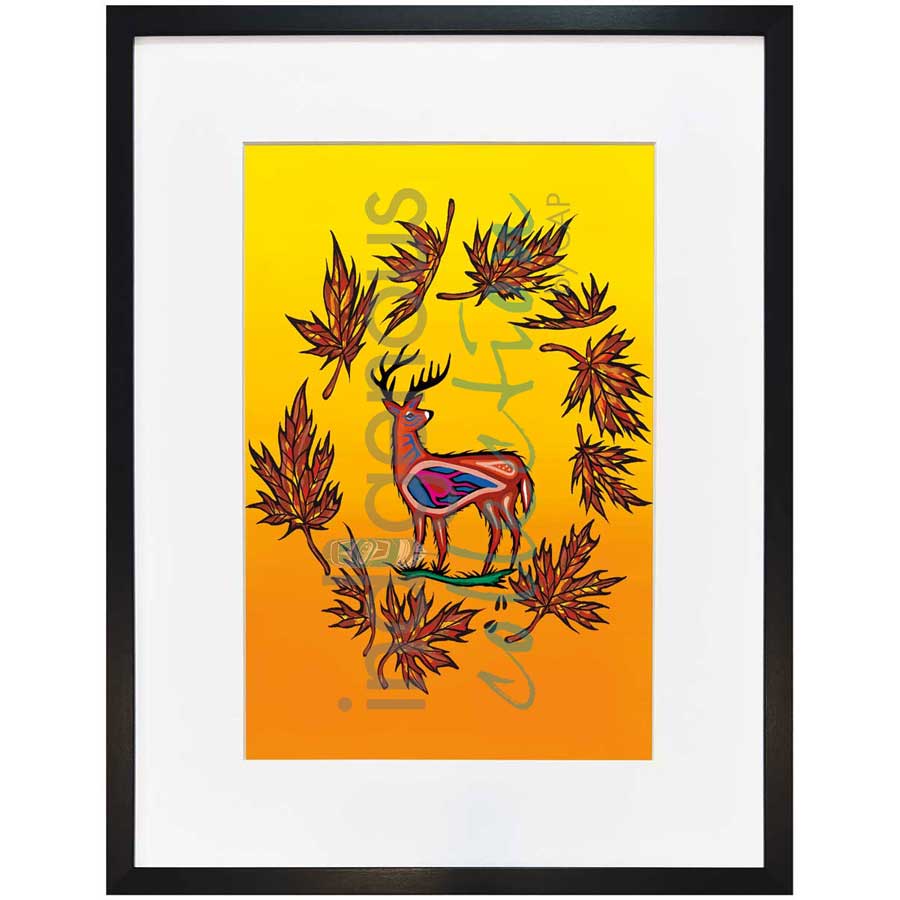 October Harvest Framed and Matted Poster – Indigenous Collection and ...