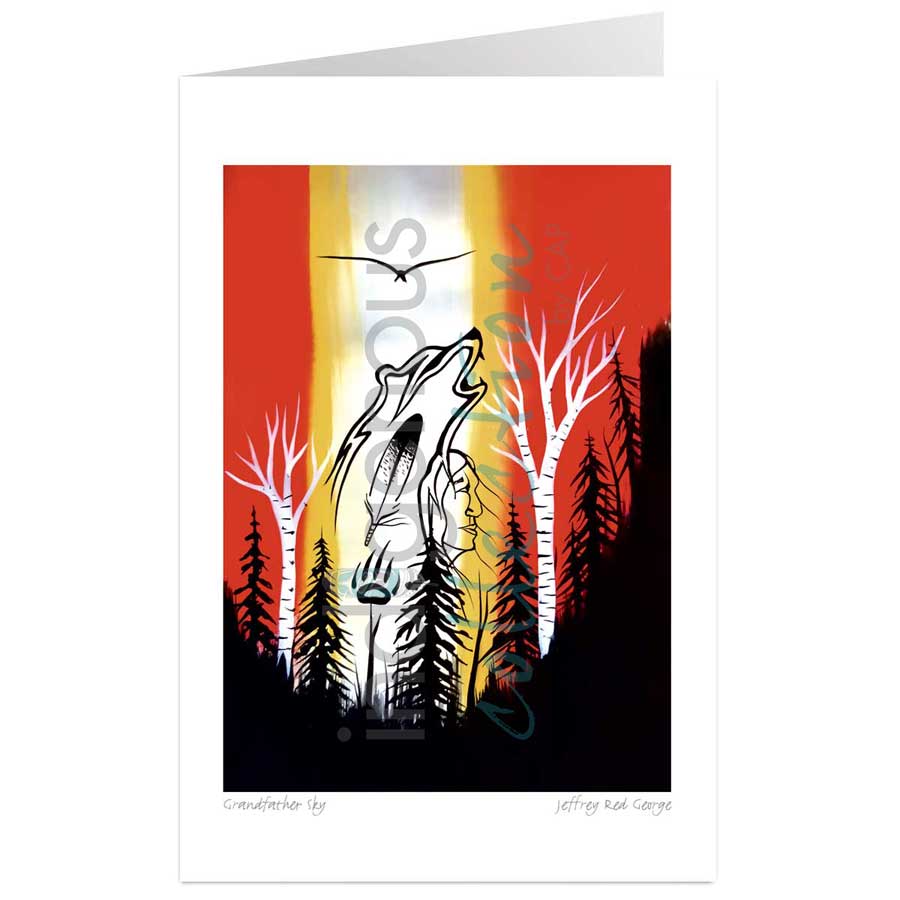 Grandfather Sky by artist Jeffrey Red George – Indigenous Collection ...