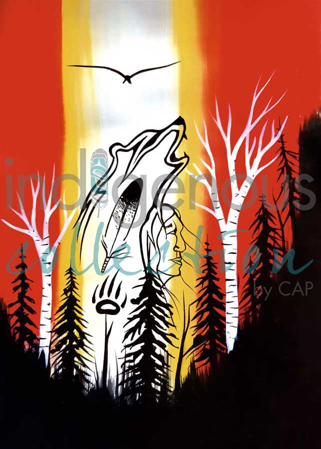 Grandfather Sky by artist Jeffrey Red George – Indigenous Collection ...