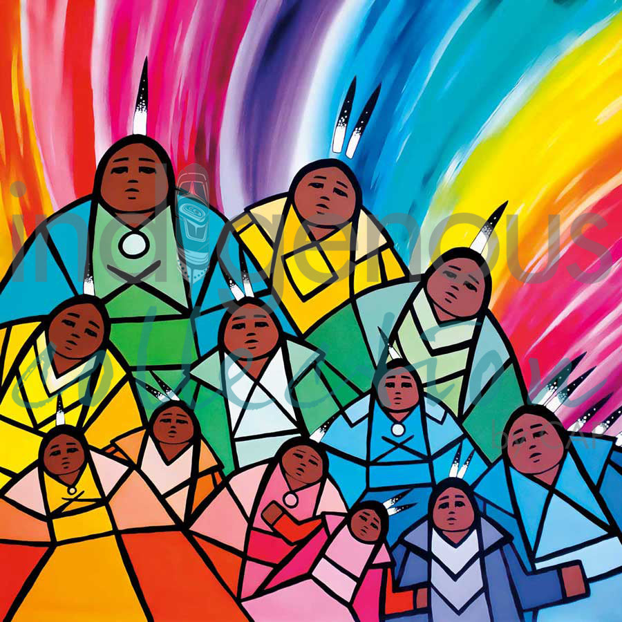 All Around the Light by artist Jerry Whitehead – Indigenous Collection ...