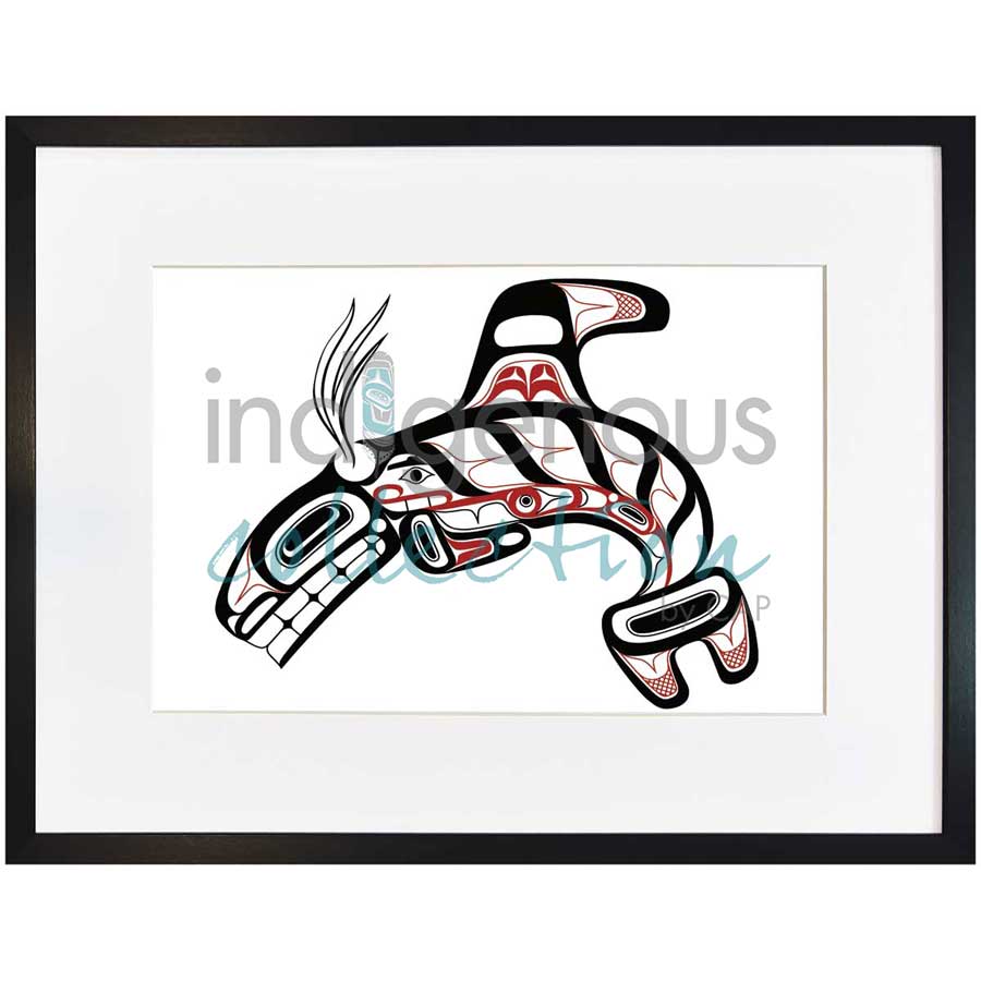 Killer Whale Framed and Matted Poster – Indigenous Collection and CAP ...