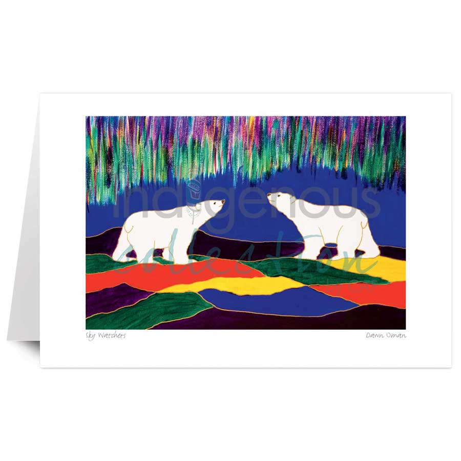 Sky Watchers by artist Dawn Oman – Indigenous Collection and CAP & Winn ...