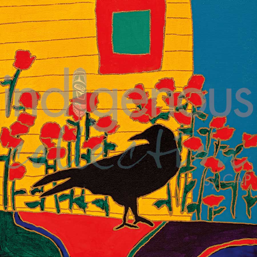 Blackbird by artist Dawn Oman – Indigenous Collection and CAP & Winn Devon