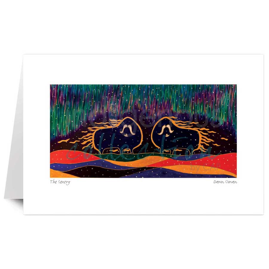 The Sentry by artist Dawn Oman – Indigenous Collection and CAP & Winn Devon