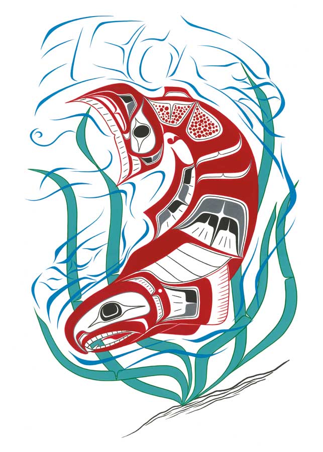 Salmon Eagle – Indigenous Collection and CAP & Winn Devon