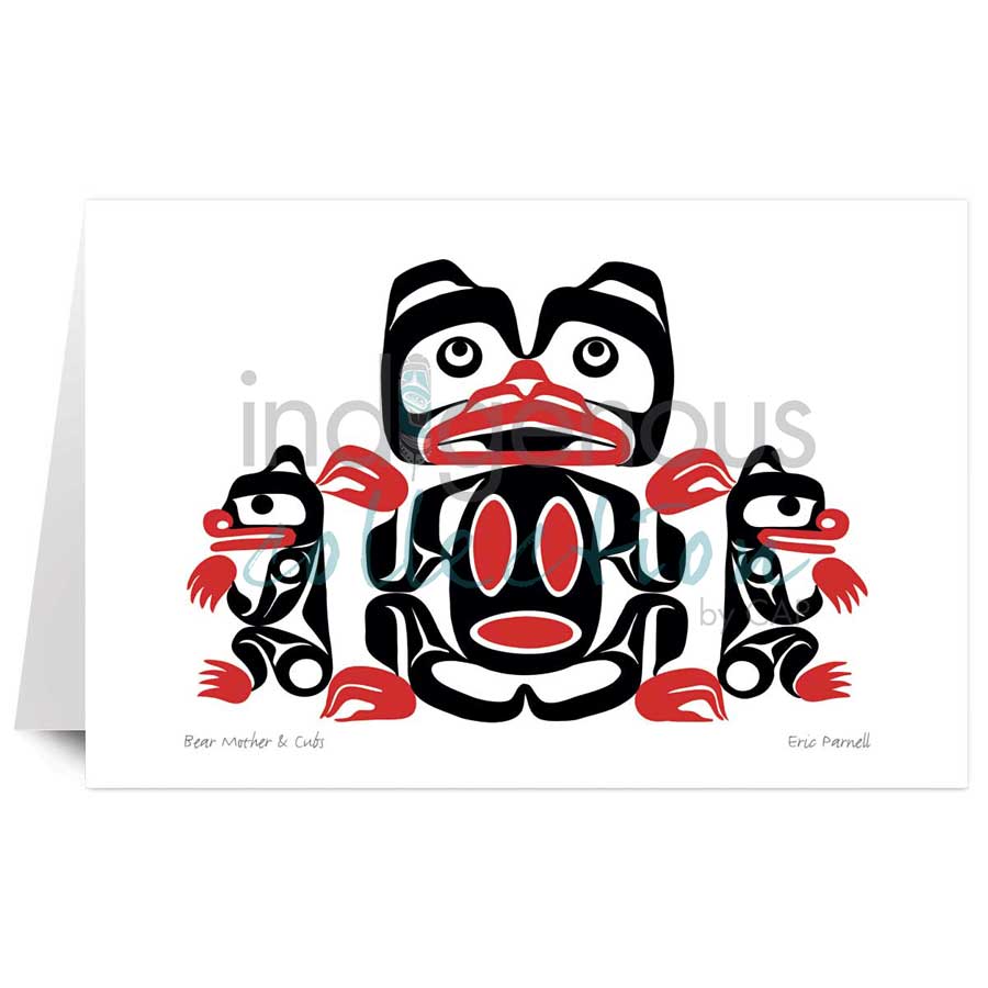 Bear Mother & Cubs by artist Eric Parnell – Indigenous Collection and ...