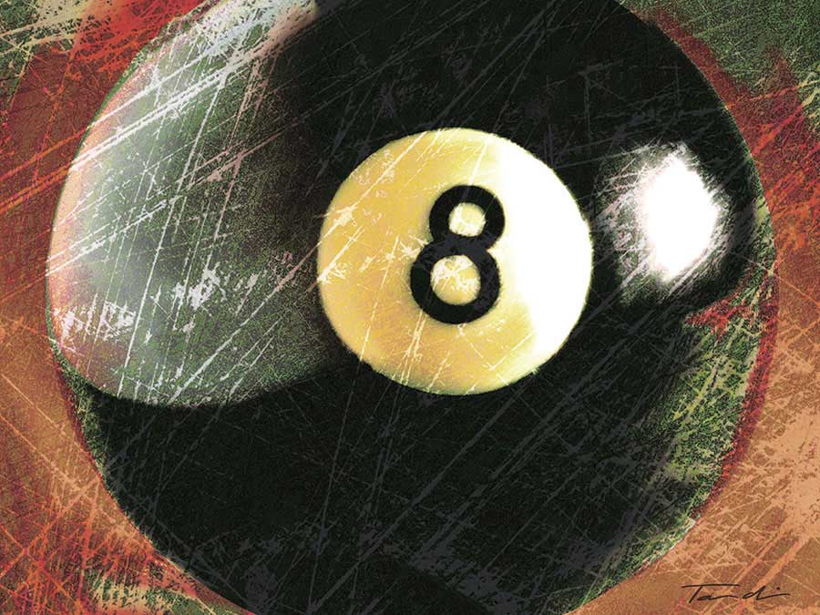 Behind the 8 Ball by artist Tandi Venter – Indigenous Collection and ...