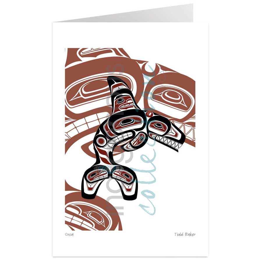 Orca by artist Todd Baker – Indigenous Collection and CAP & Winn Devon