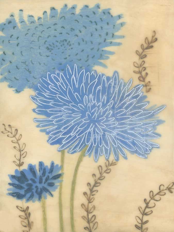 Blue Blooms II by artist MAJA – Indigenous Collection and CAP & Winn Devon